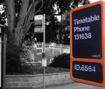 PTV / Metlink – Bus Timetable / ID Project – Braille Tactile Signs Aust.