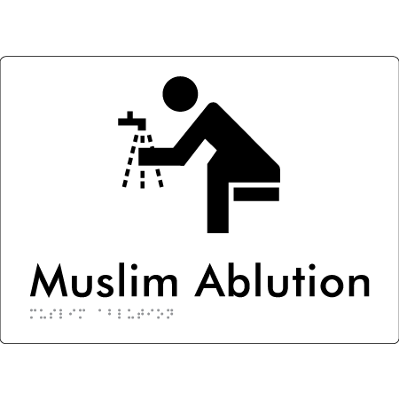 Muslim Ablution – Braille Tactile Signs Aust.