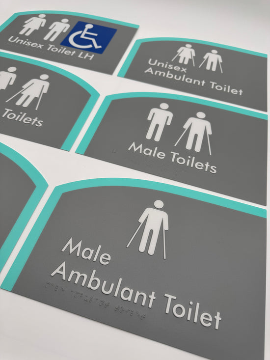 Standard Range Customised – Braille Tactile Signs Aust.