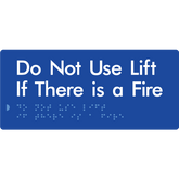 Braille Tactile Signs Aust. - Shop Safety / Statutory Braille Tactile Signs