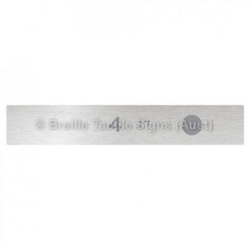 Braille Tactile Signs Aust. - Handrail Braille Buttons - Braille ...